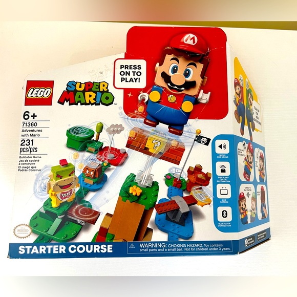 Toys | Lego Super Mario Adventures With Mario Starter Course 7136 New ...